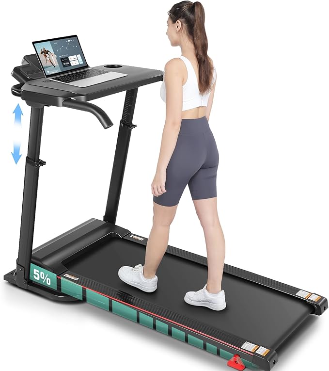 Amazon.com : Treadmill with Desk Workstation, Adjustable Height ...