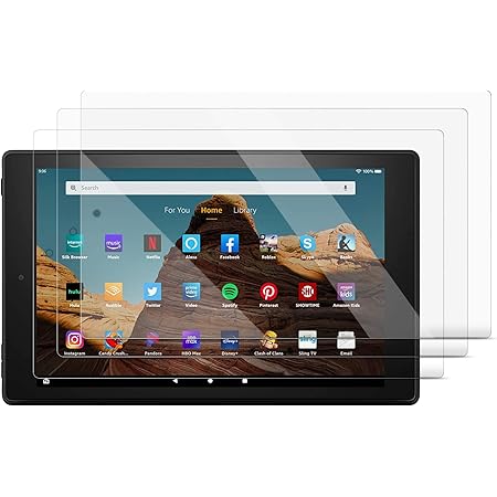 Amazon.com: JCTek [2 Pack] All-New Fire HD 10 Screen Protector (9th ...