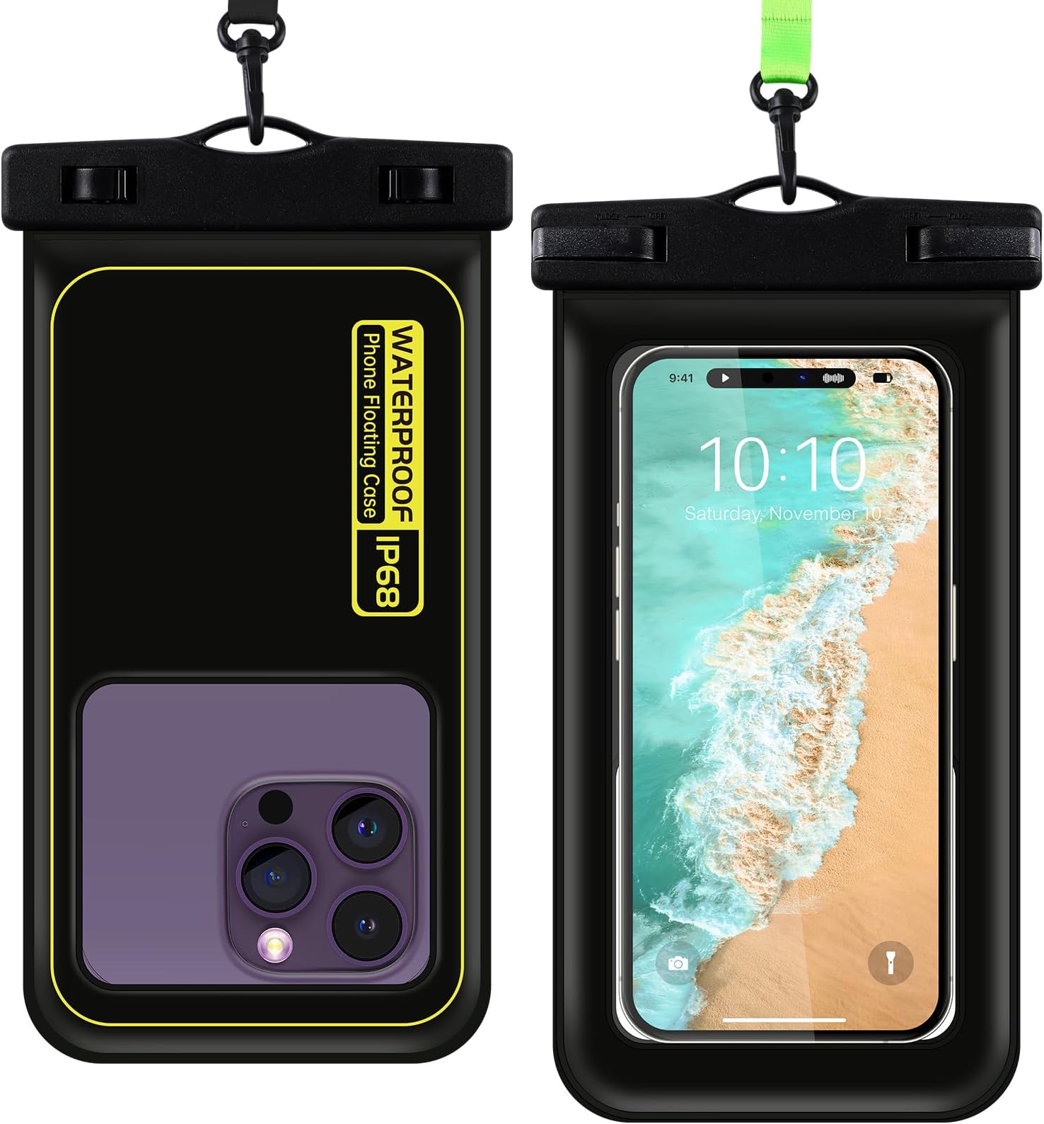 Amazon.com: Soaoo 100 Pcs Universal Waterproof Phone Pouch Waterproof ...