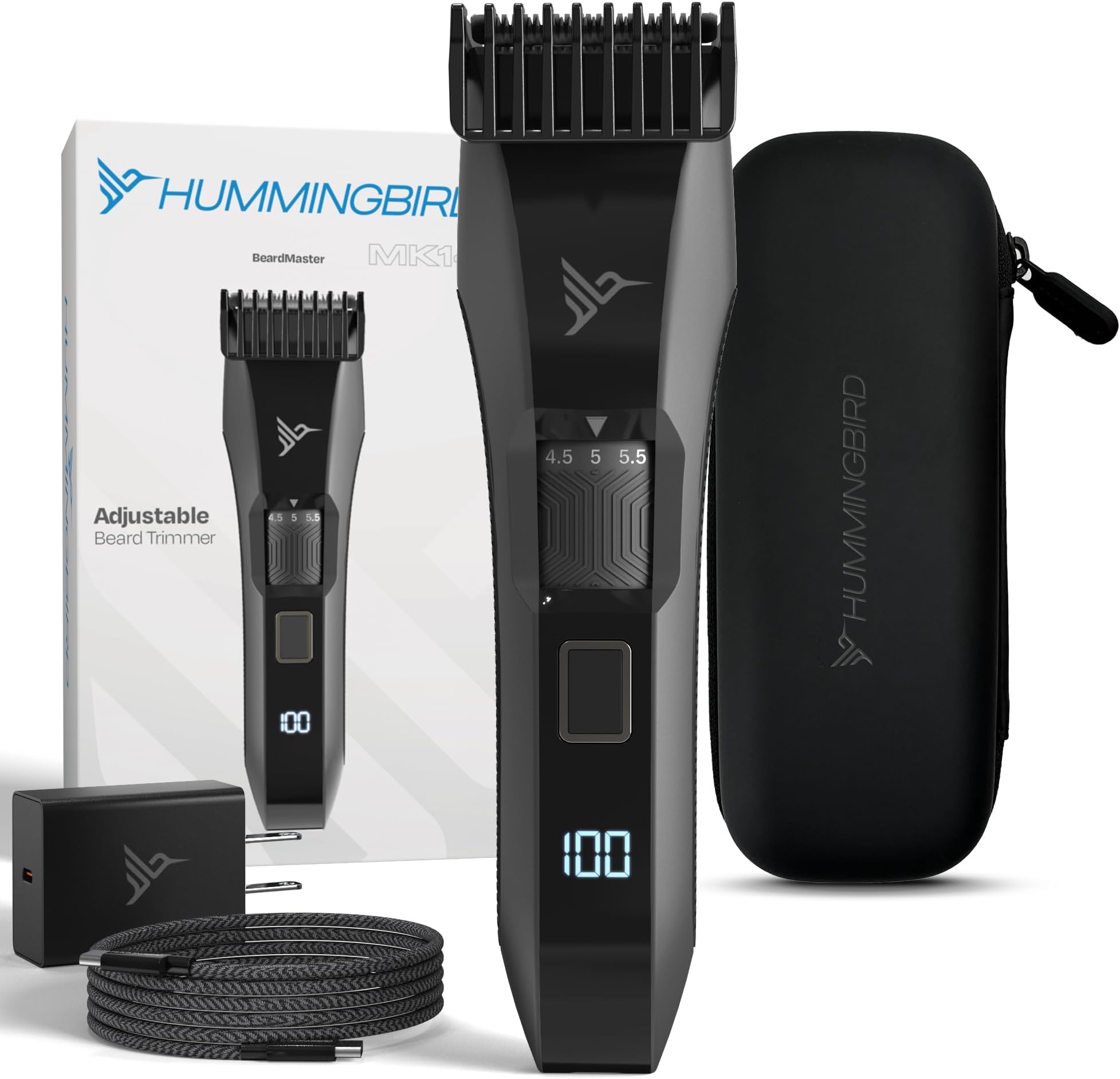 Amazon.com: HUMMINGBIRD MK14 BeardMaster – Premium Beard Trimmer for ...