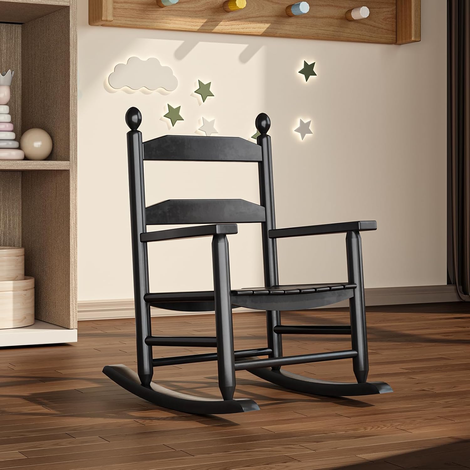 Amazon.com : Linkriseed Child Wood Rocking Chair Toddler Rocking Chair ...