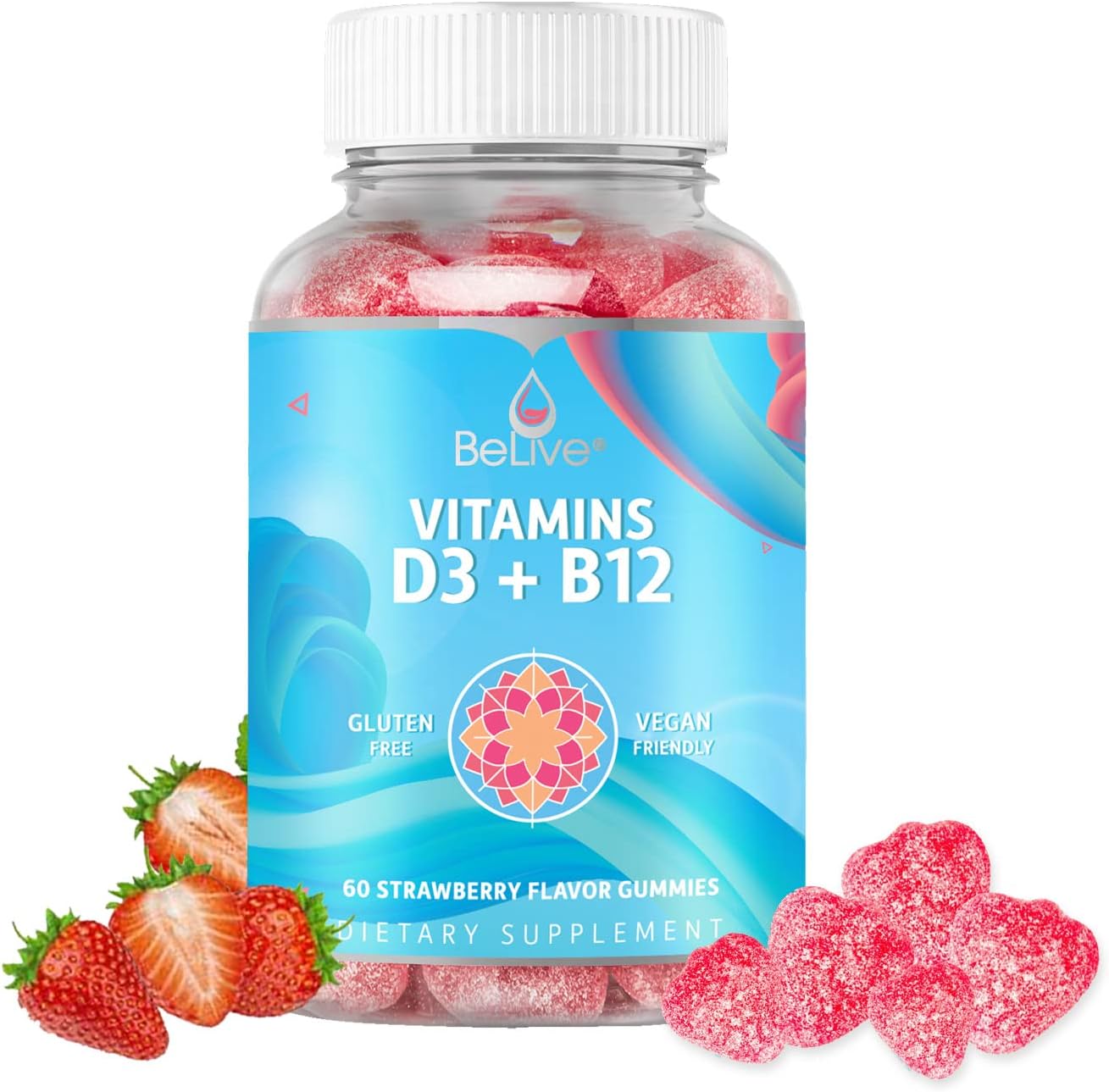 Amazon.com: Amazon Basics Vitamin D3 2000 IU Gummies, Orange, Lemon ...