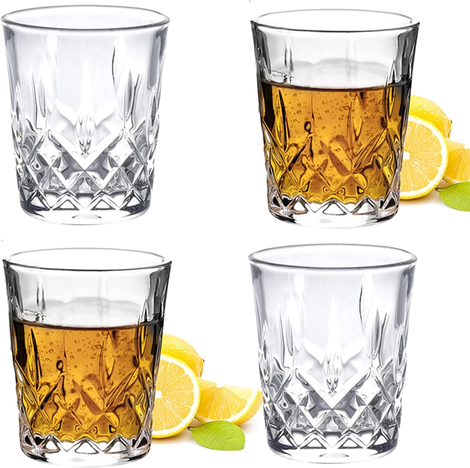 Amazon.com | Royal Scot Crystal Hand Cut Crystal Kintyre Tot Shot Glass ...