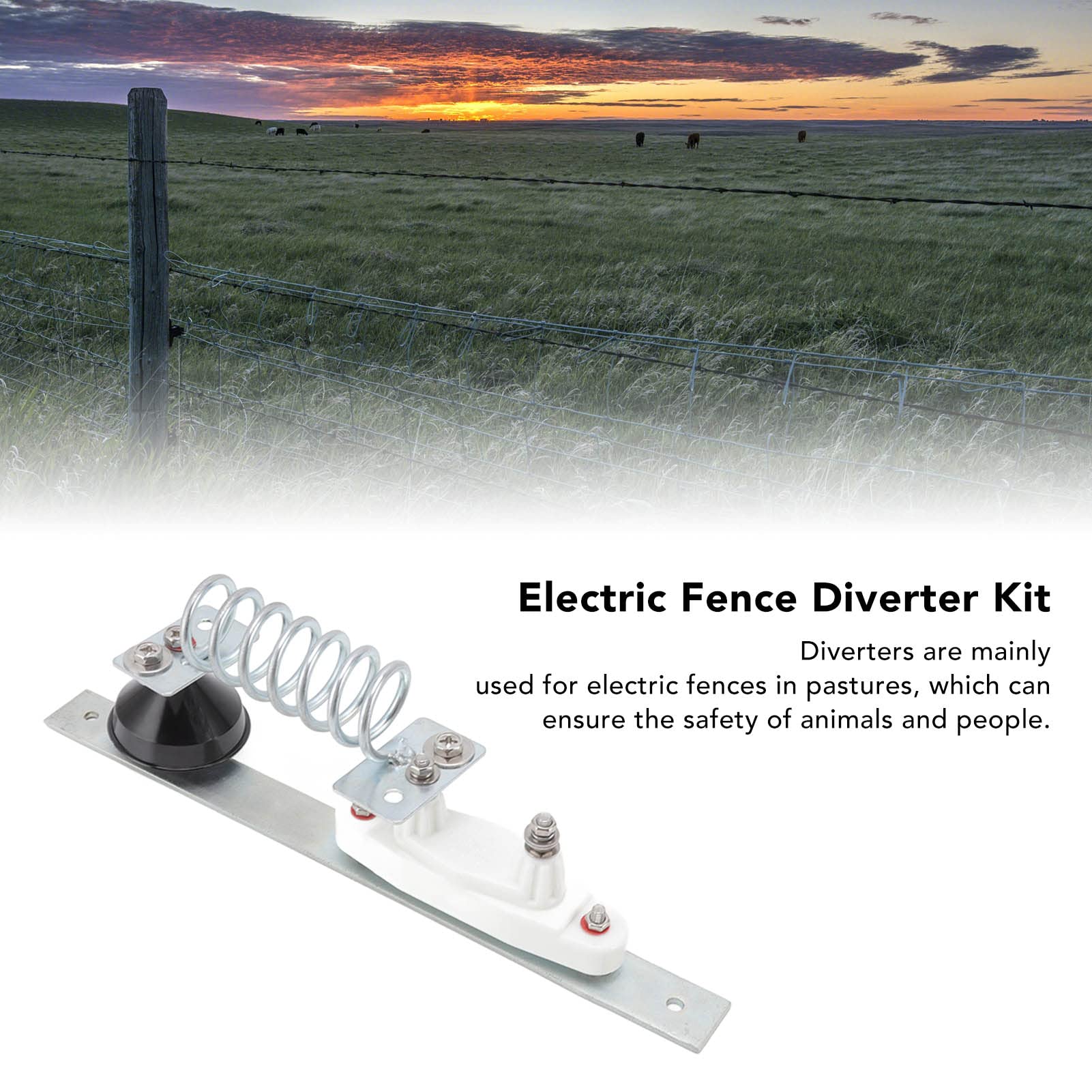 Snapklik.com : Electric Fence Diverter Kit, Electric Fence Lightning ...