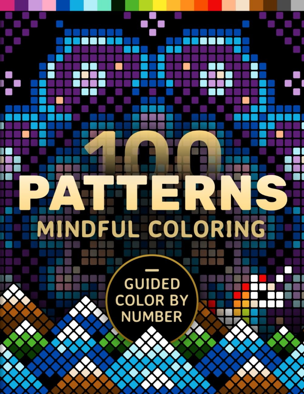 Amazon.com: 100 Patterns Mindful Coloring: A Coloring Book for Adults ...