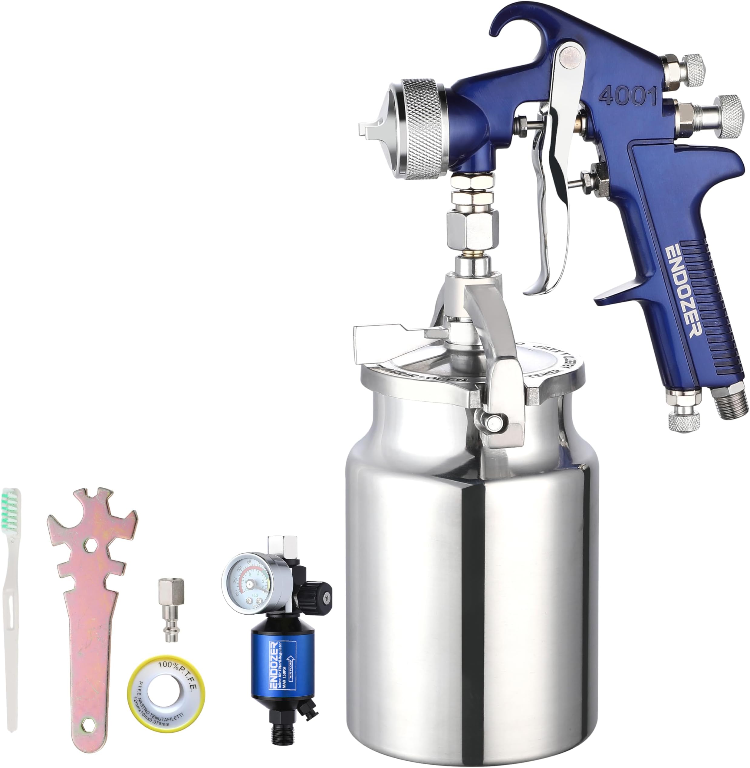 SWL PQ-2U Paint Sprayer Gun, Paint-Saving Spray Gun for Car Painting, 2 ...