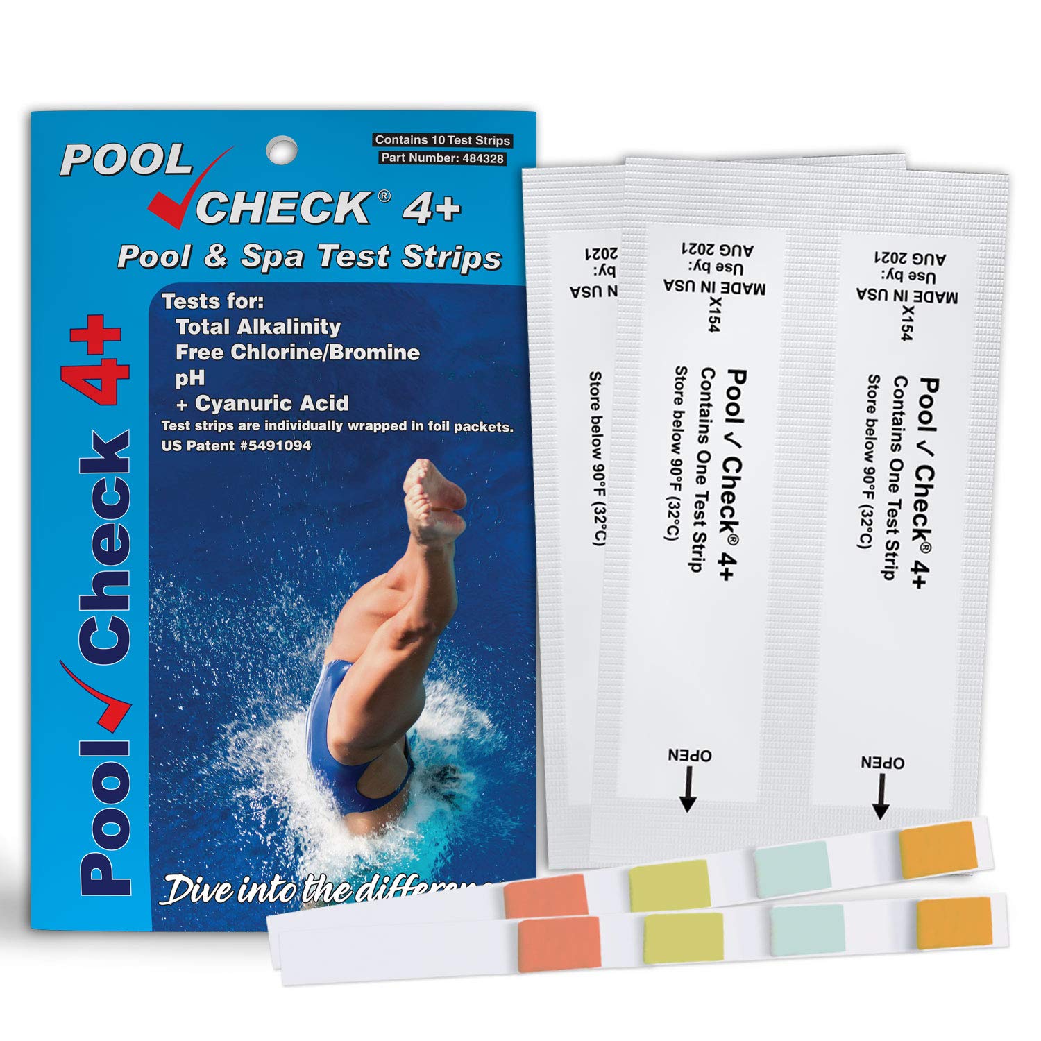 Amazon.com: Industrial Test Systems Pool Check 4+ Pool & Spa Test ...