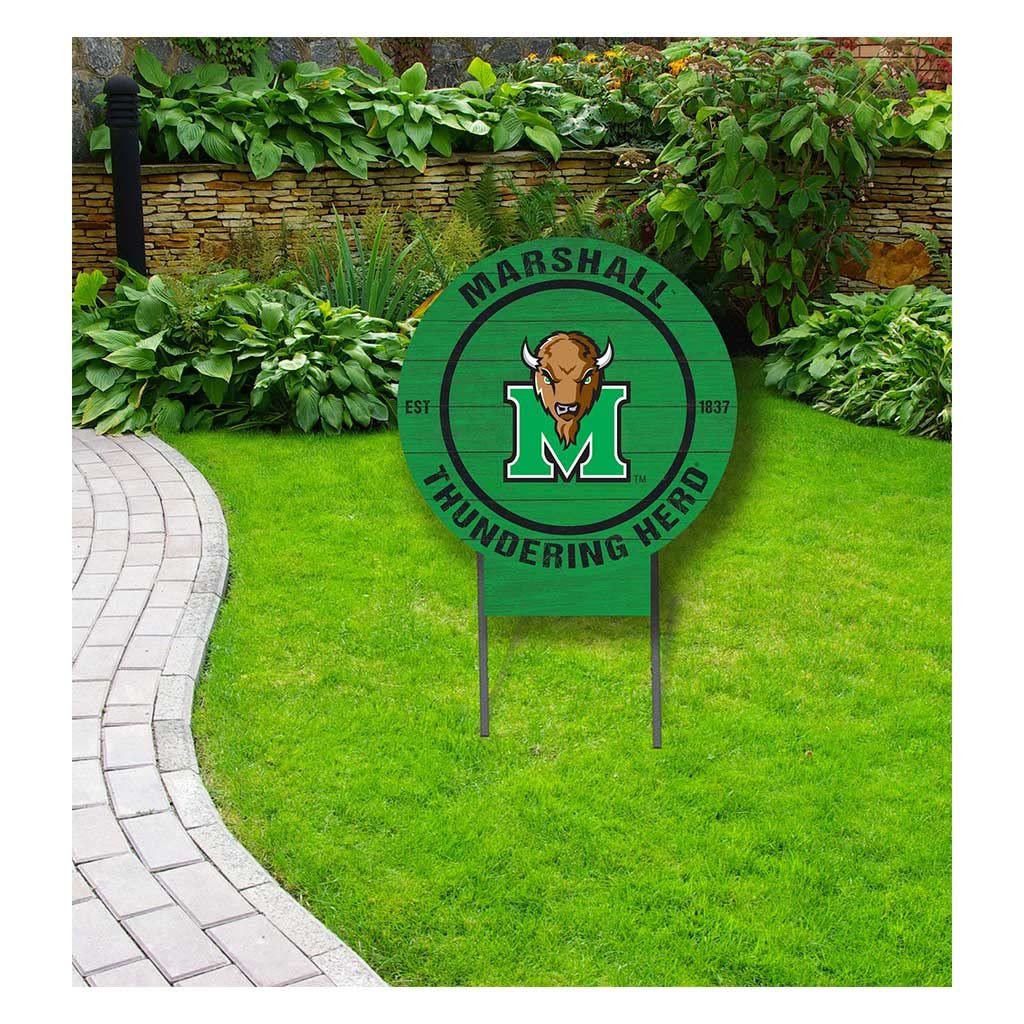 Marshall Thundering Herd Sign Marshall Thundering Herd Circle Wall Sign ...