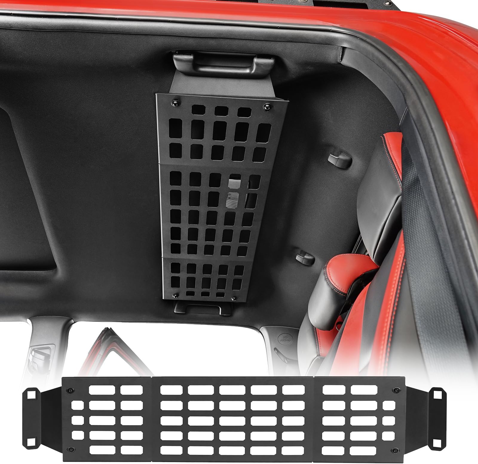 Amazon.com: Hooke Road Tacoma Rear Overhead MOLLE Panel Cargo Rack ...