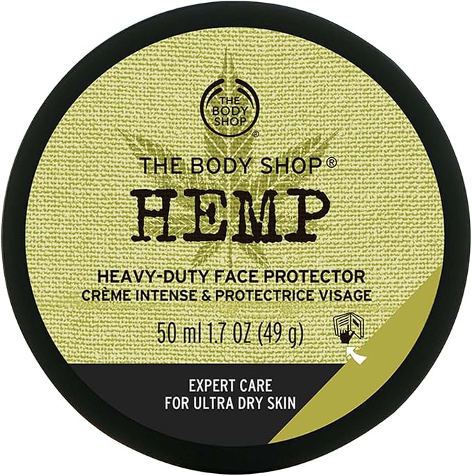 The Body Shop Hemp Rescuing Face Protector (1x 50ml), 72hr Hydrating ...