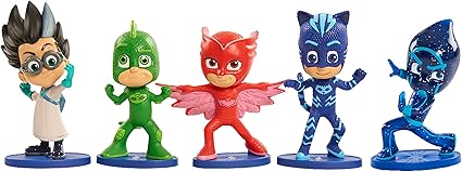 Amazon.com: PJ Masks Collectible Figure Set, 5 Pack, Kids Toys for Ages ...
