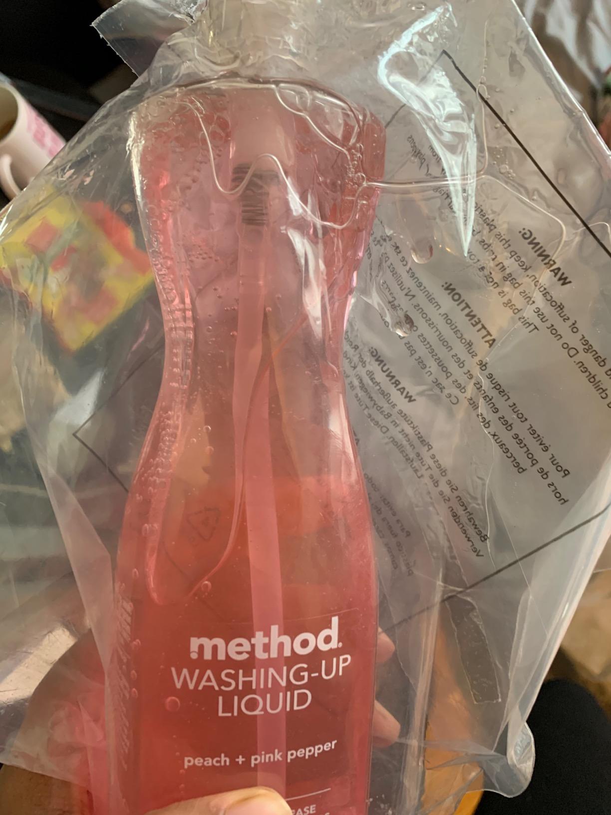 Method Washing Up Liquid, Peach + Pink Pepper, 532ml : Amazon.co.uk ...