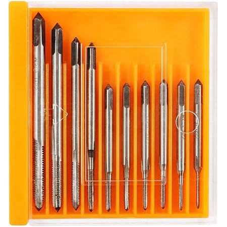 Amazon.com: Yakamoz 10pcs Micro Taps Bits Mini Machine Screw Drill Tap ...