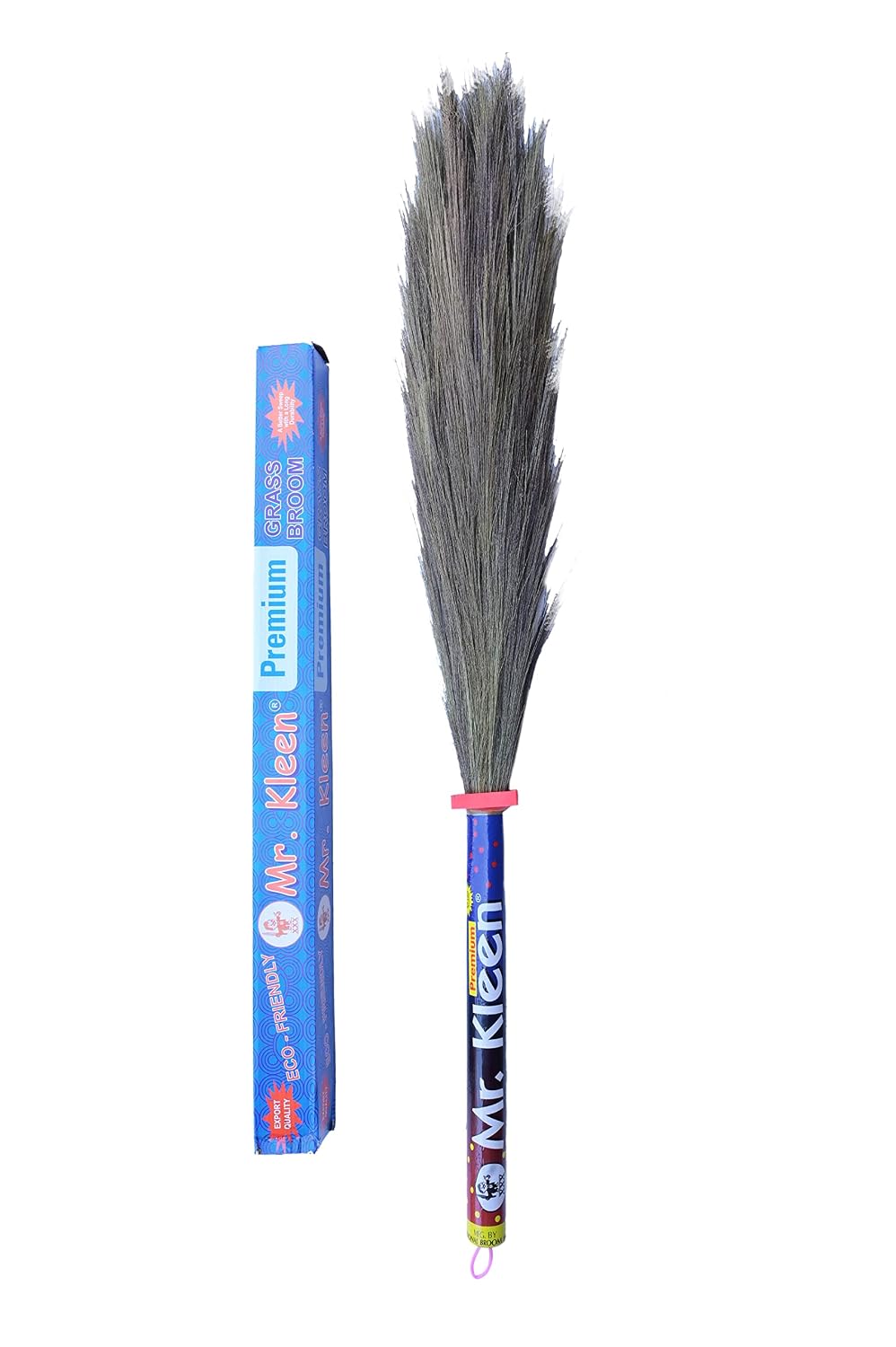 Mr. Kleen Premium Phool Jhadu for Floor Cleaning | No Dust Broom Stick ...