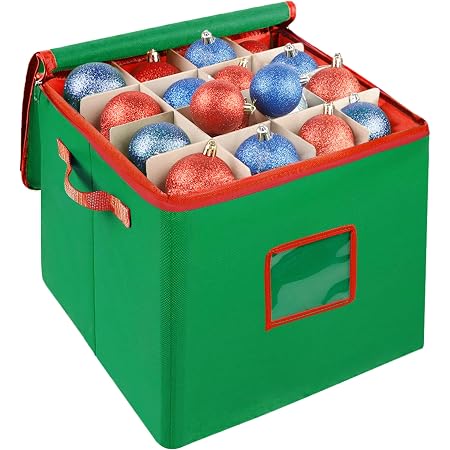 Amazon.com: Christmas Ornament Storage - Stores up to 64 Holiday ...