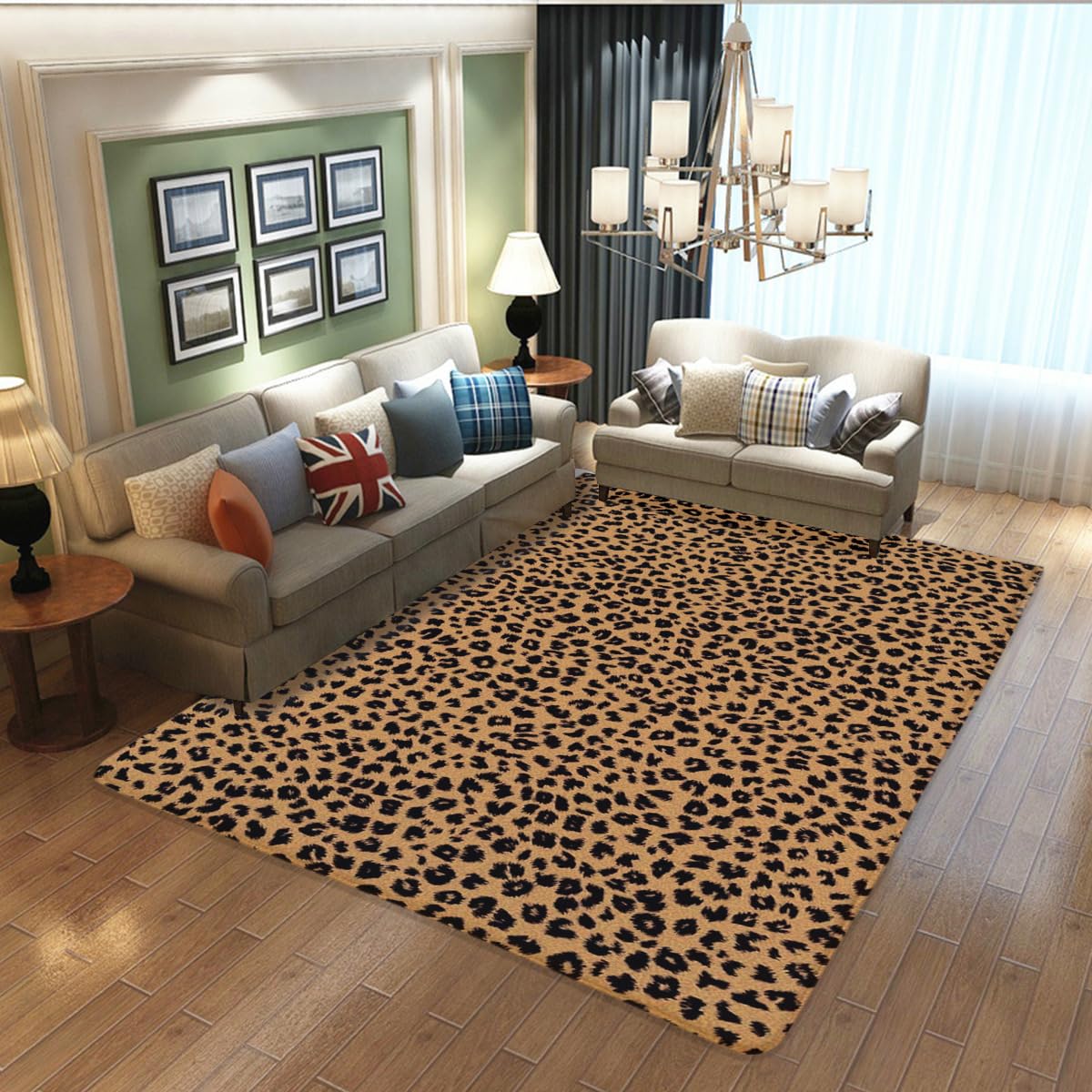 Leopard Print Decor Living Room