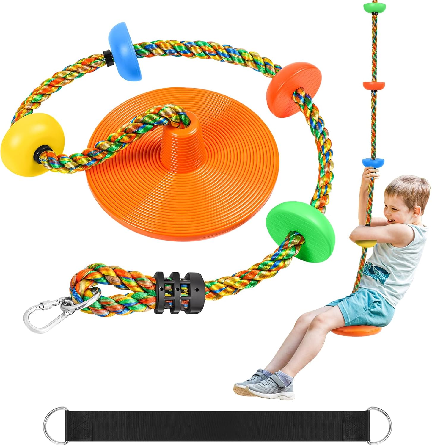 Amazon.com: ZNCMRR Tree Swing for Kids Rope Swing for Tree Climbing ...