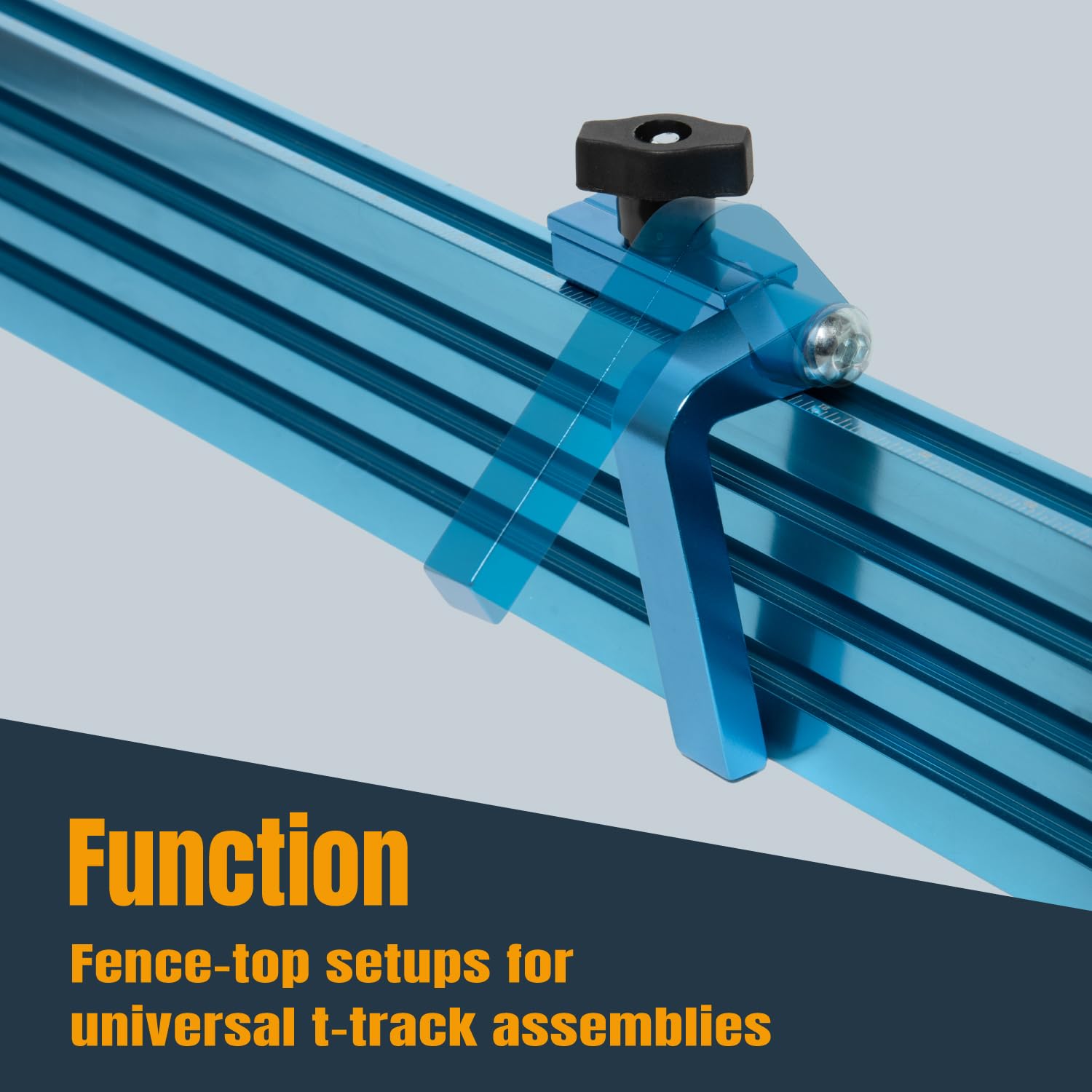 Snapklik.com : POWERTEC 3" Fence Flip Stop, Patent Pending Curved-Based ...