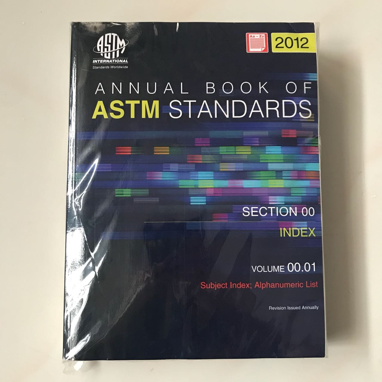 Annual Book of ASTM Standards: 2012. Index. Subject index; Alphanumeric ...