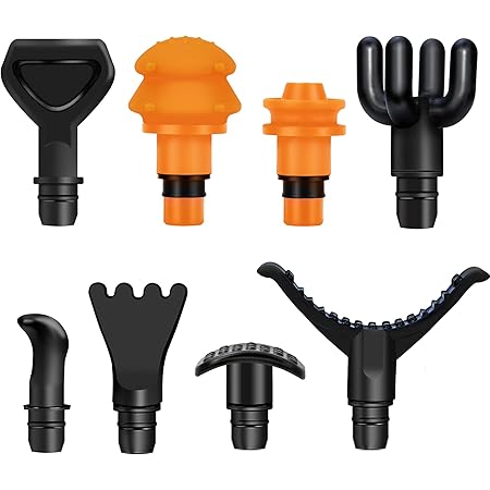 Amazon.com: DENPETEC Massage Gun Heads, 9Pcs/Set Replaceable Massage ...