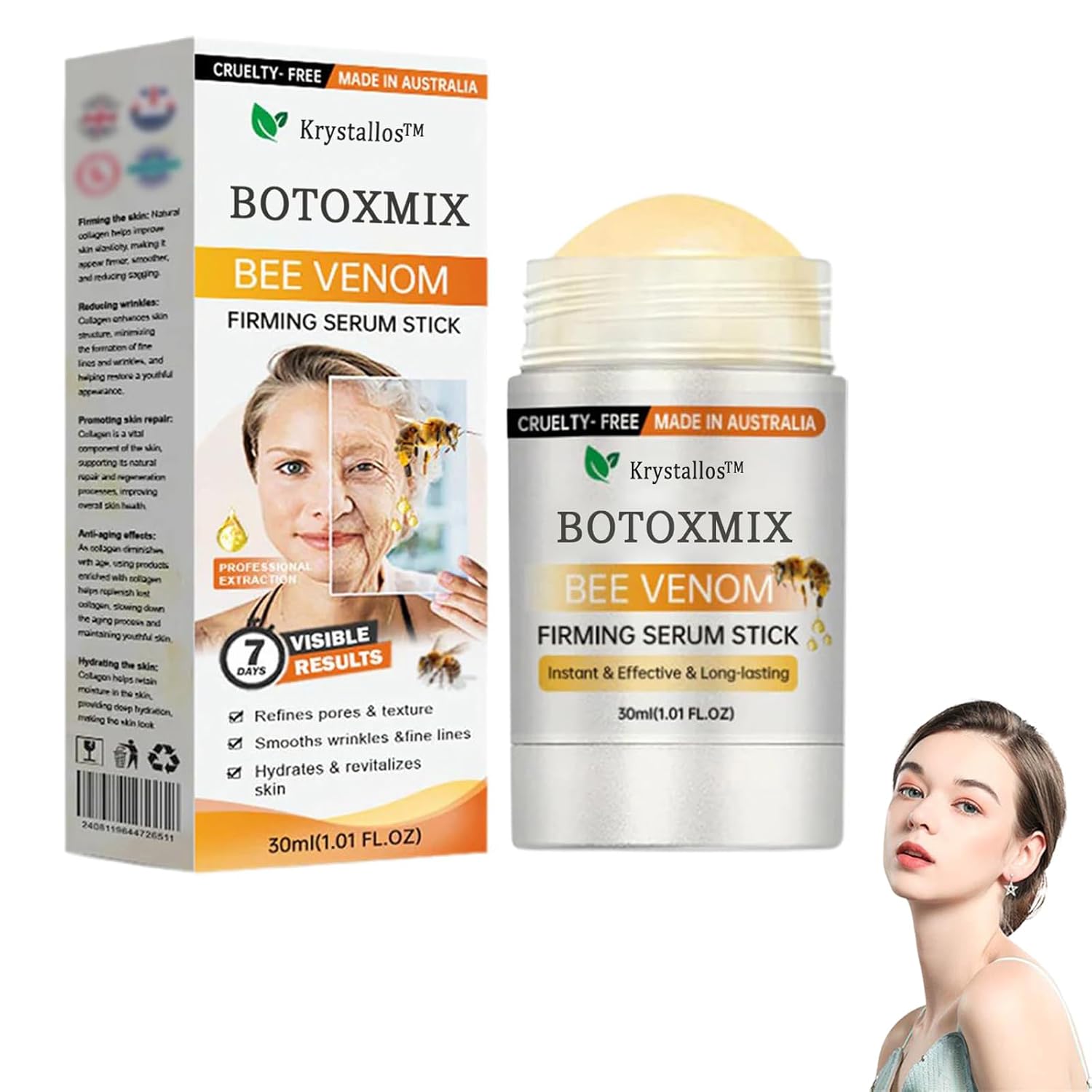 Amazon.com: Pro Botox Bee Venom Firming Serum Stick | Advanced Firming ...