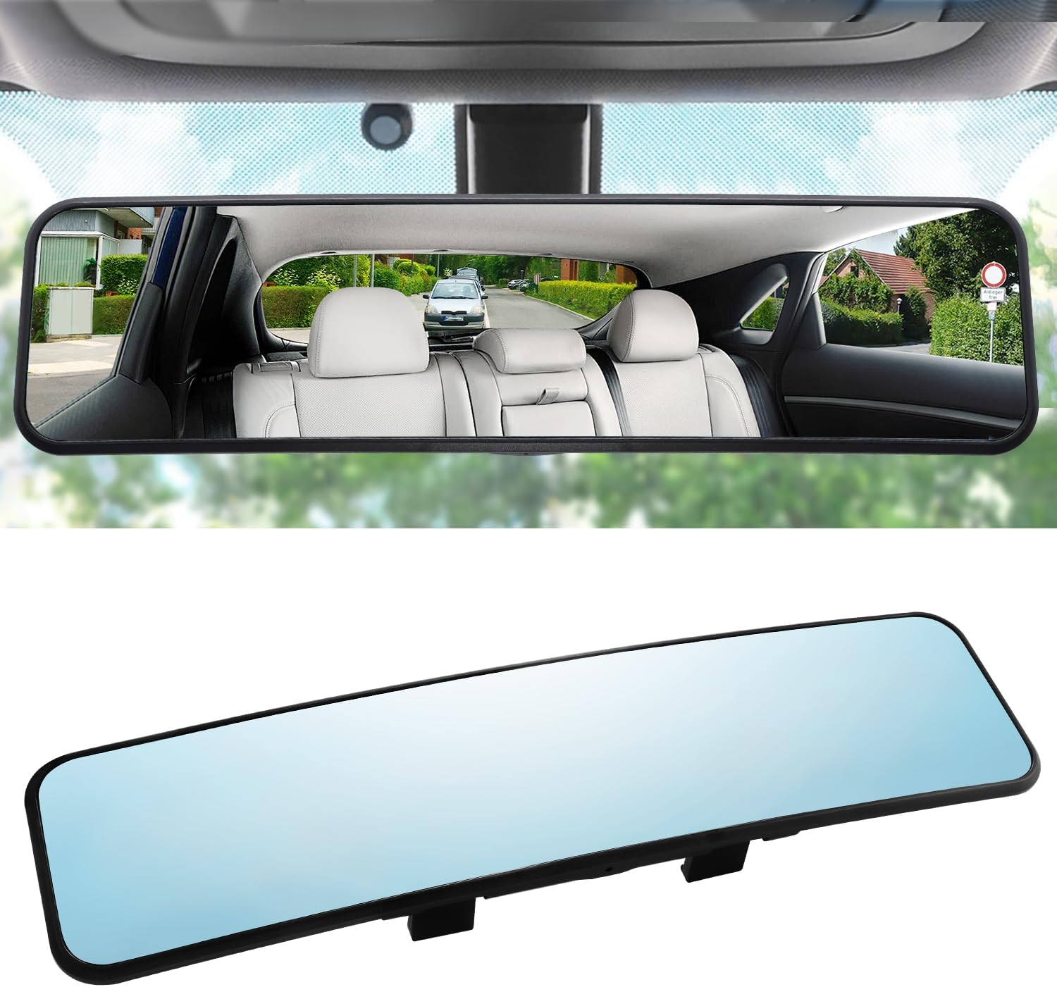 Amazon.com: Verivue Universal Panoramic 12-Inch Rear View Mirror, Anti ...