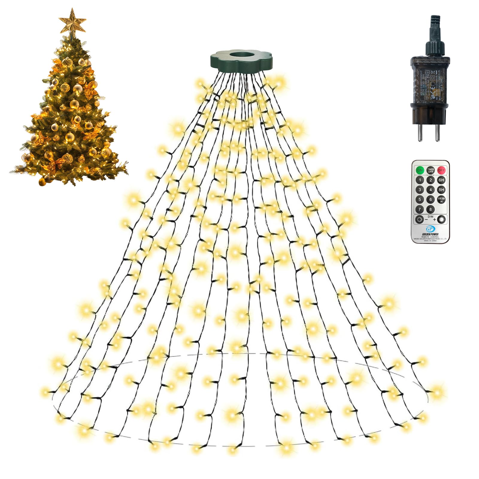 Spannende Led Beleuchtung Weihnachtsbaum Ebenbild