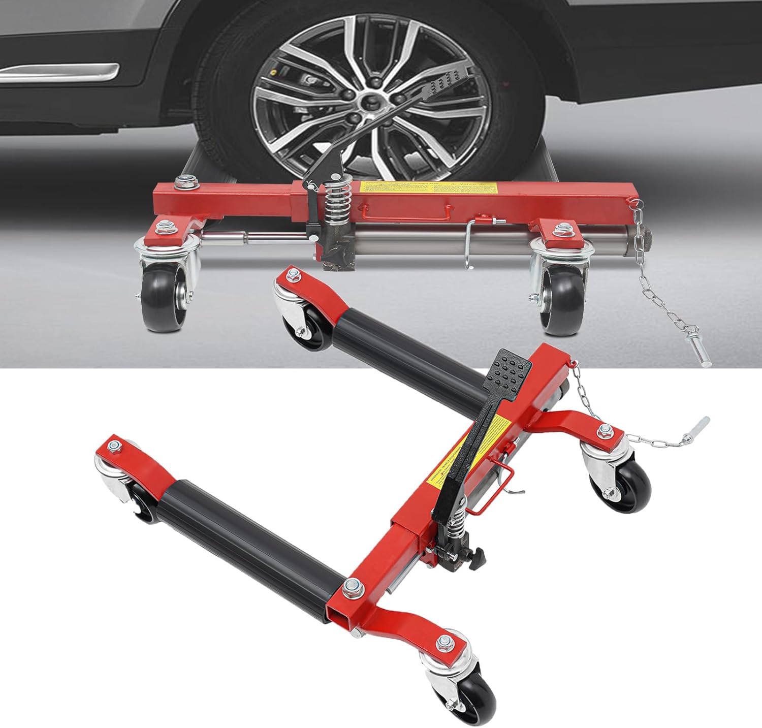Amazon.com: Hydraulic Car Wheel Dolly,1 Piece Wheel Dolly for Heavy ...