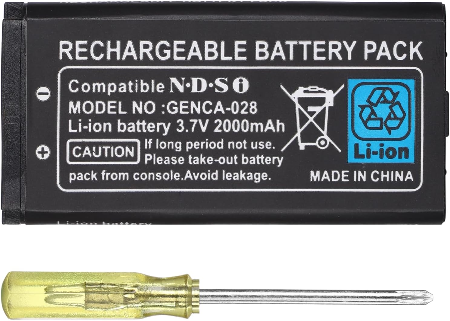 Amazon.com: Cameron Sino 1100mAh Li-ion Rechargeable Dsi NDSi NDSiL ...