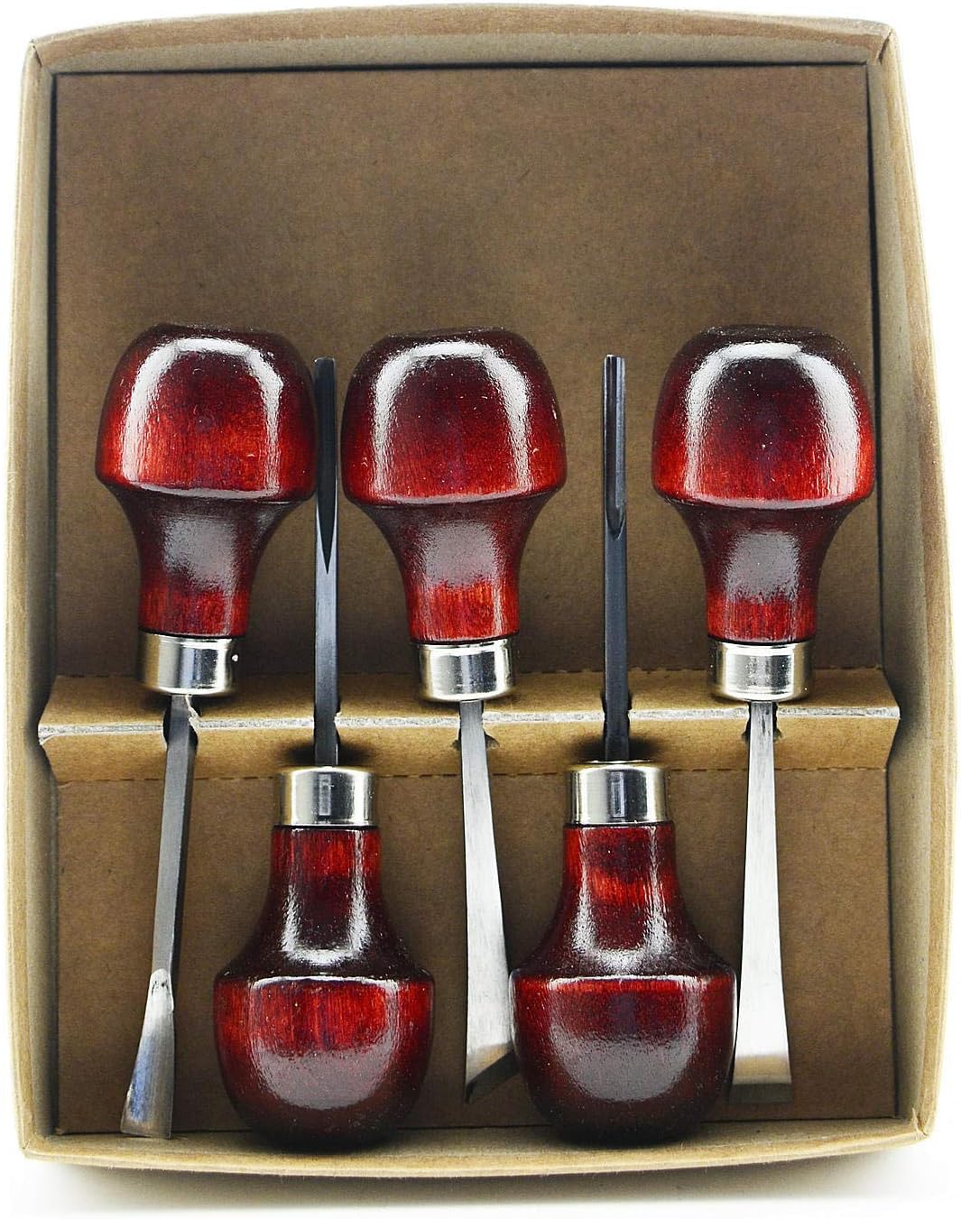 Amazon.com: U J Ramelson No. 107 Basic Beginners Wood Carving Tools set ...