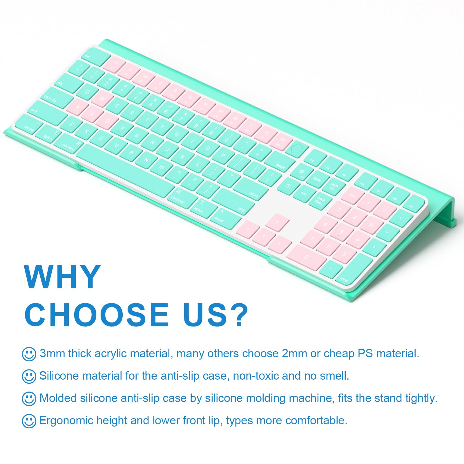 Snapklik.com : WINFFOR Comfortable Computer Keyboard Stand - Ergonomic ...