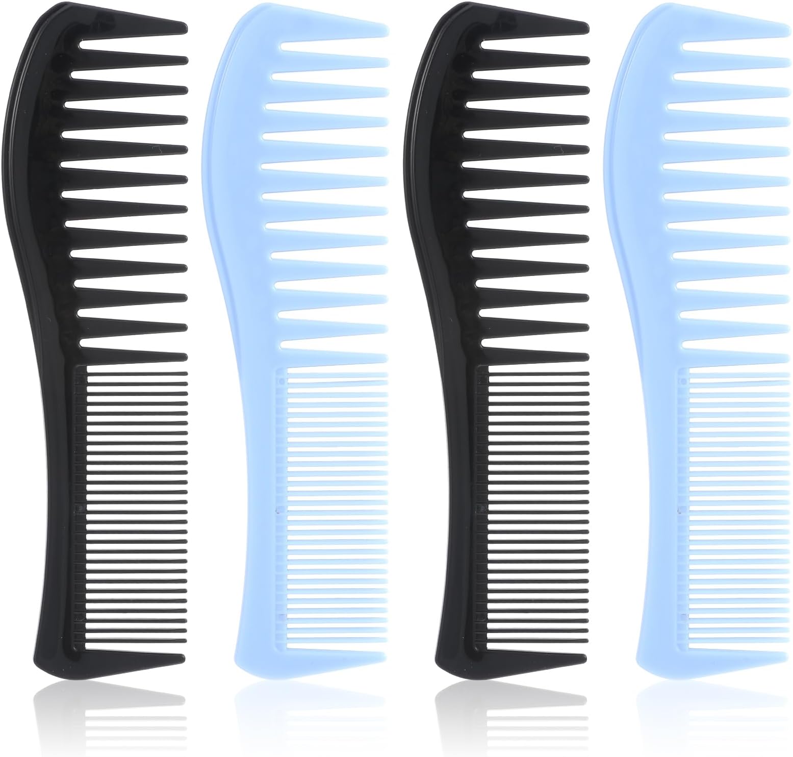 Amazon.com : 4 Pcs Boys Comb, 2-In-1 Plastic Comb, Wide and Fine Double ...