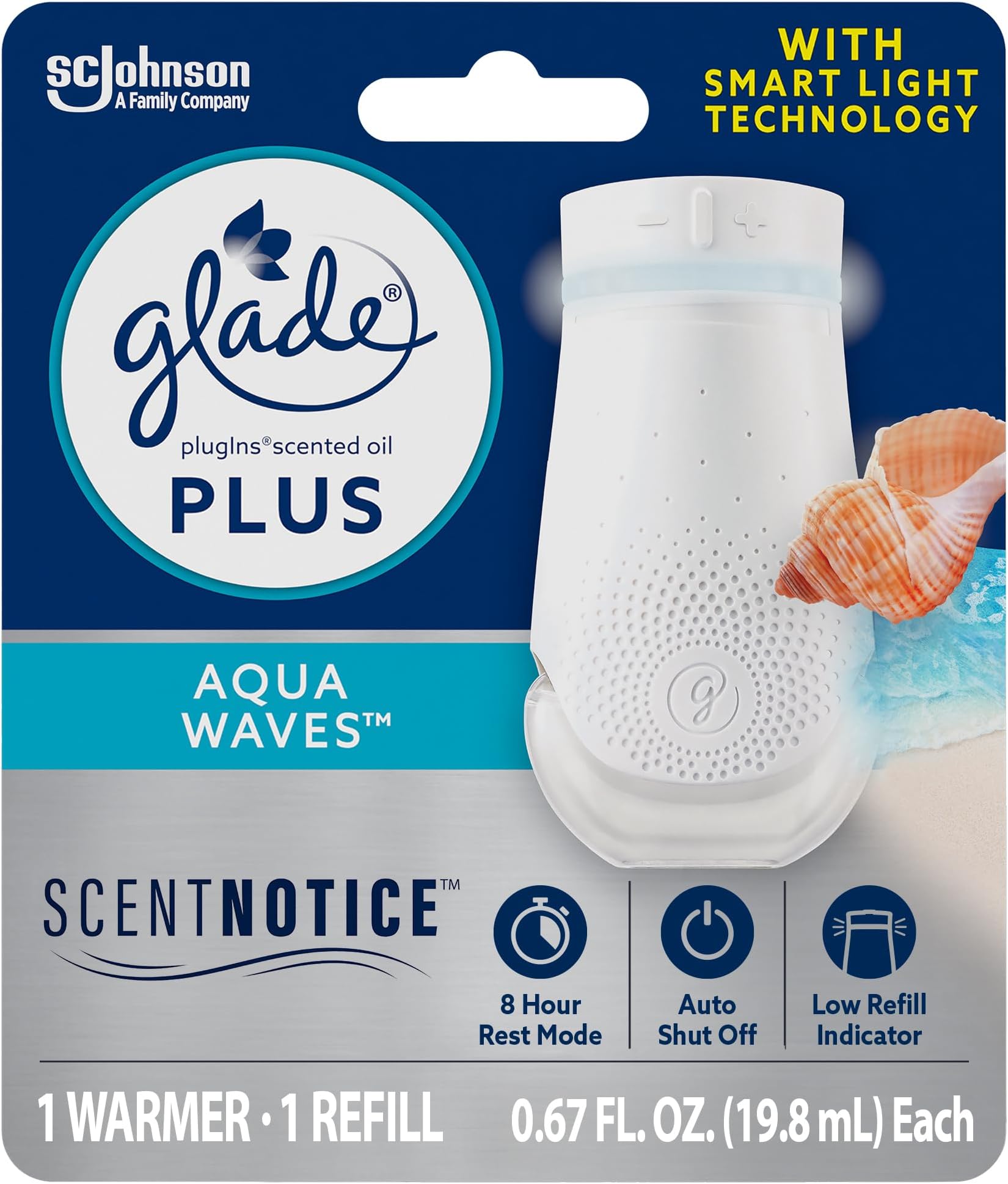 Amazon.com: Glade PlugIn Plus Air Freshener Starter Kit, Scented Oil ...