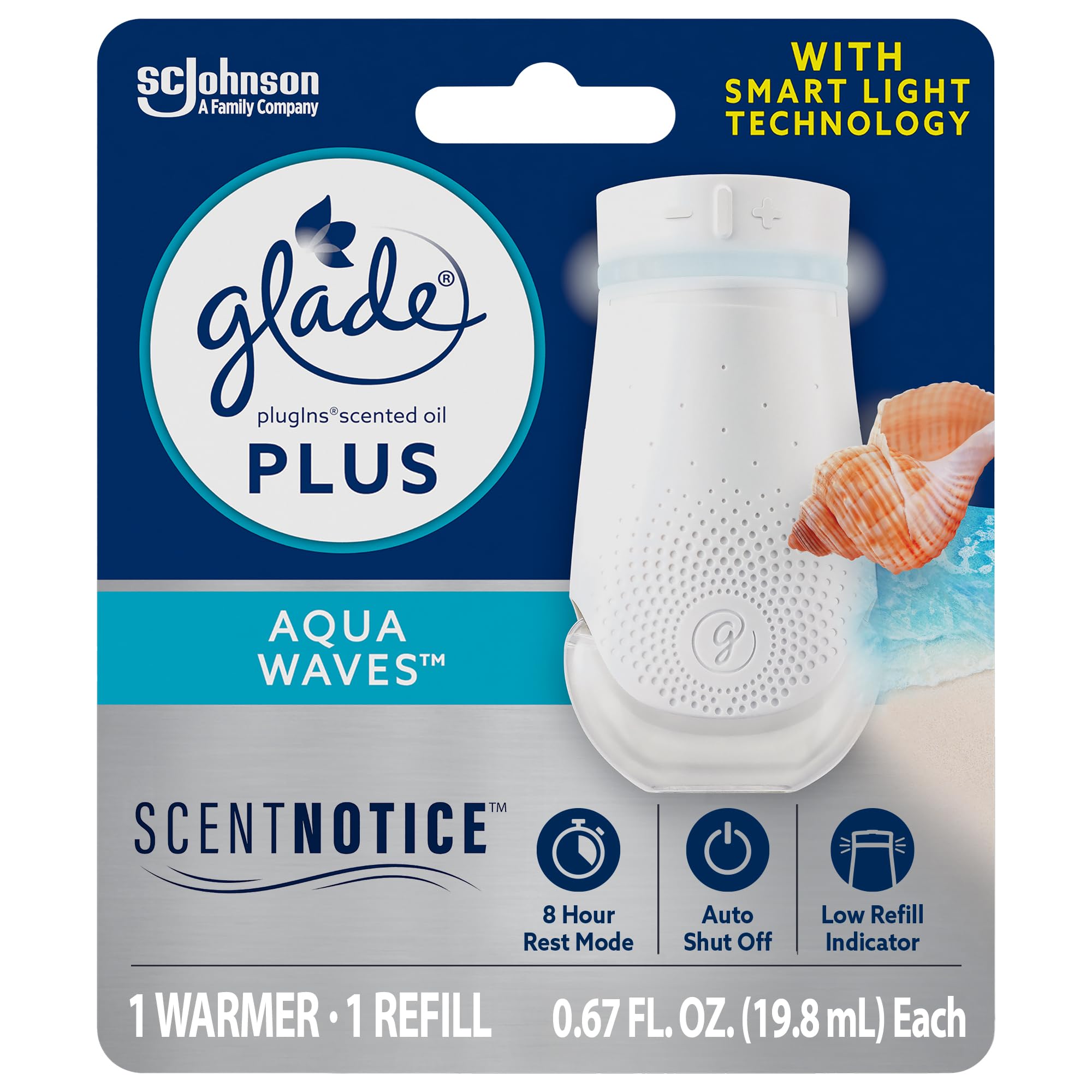 Amazon.com: Glade PlugIn Plus Air Freshener Starter Kit, Scented Oil ...