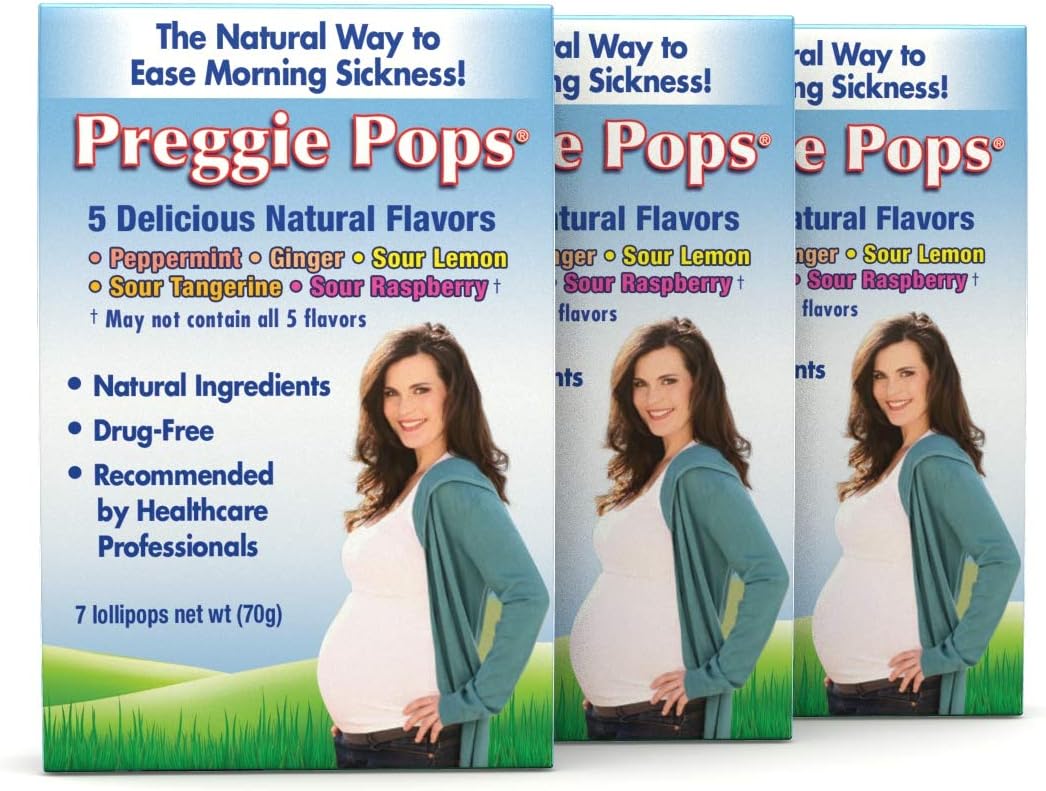 Amazon.com: Preggie Pops, Morning Sickness during pregnancy, Safe for ...