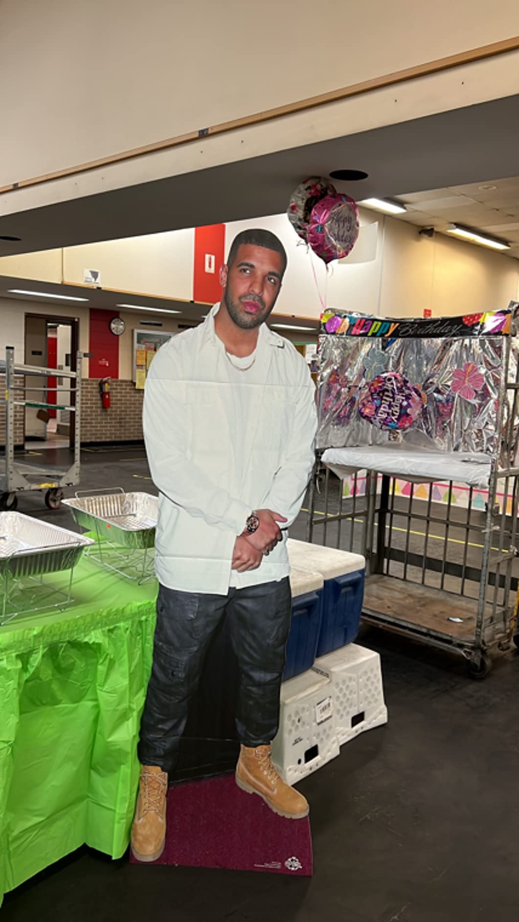 $14/mo - Finance STAR CUTOUTS Drake Lifesize Cardboard Cutout | Buy Now ...