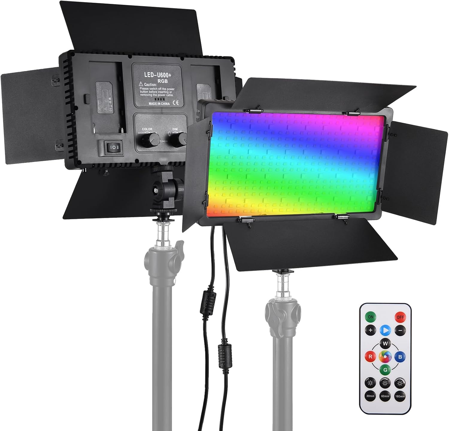 Luz de Fotografía RGB Bicolor Panel neewer de Luz LED de 36 W 352 ...