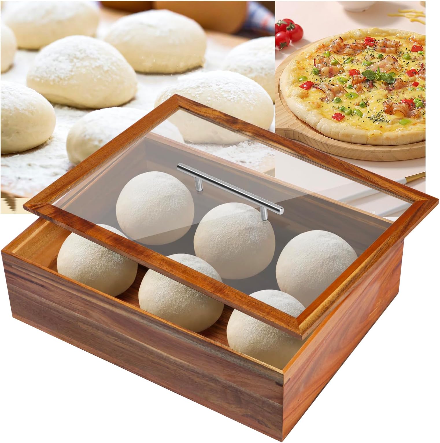 Wooden Pizza Dough Tray at Myron Moses blog
