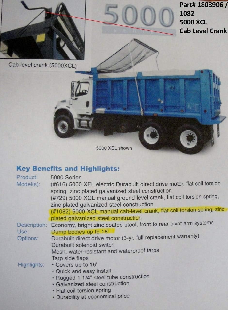 5000 XCL Cab Level Crank, Complete Tarping System - Amazon.com