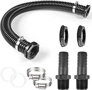 Runup Water Butt Connector Pipe Link Kit, 25mm Hose Linking Kit ...