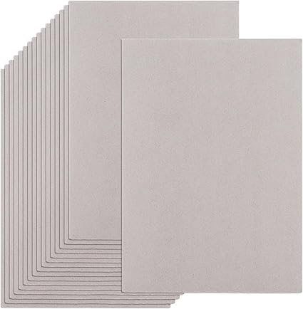 APACALI 50 Sheets A4 Greyboard, 1000 Micron Chipboard, Mount Board ...
