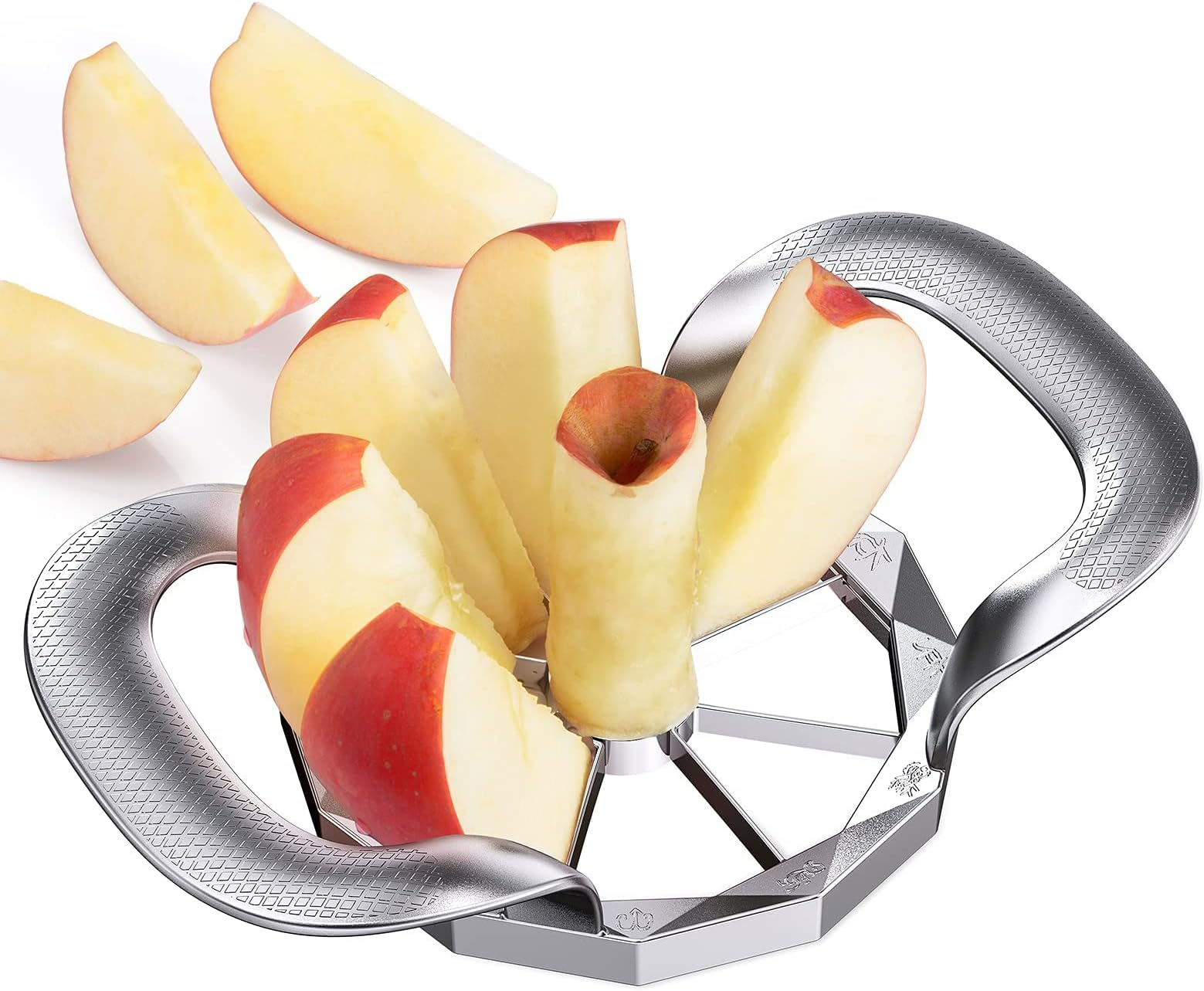 Apple Slicer, 8-Slice Apple Slicer Corer,Easy to Use, Time-Saving ...
