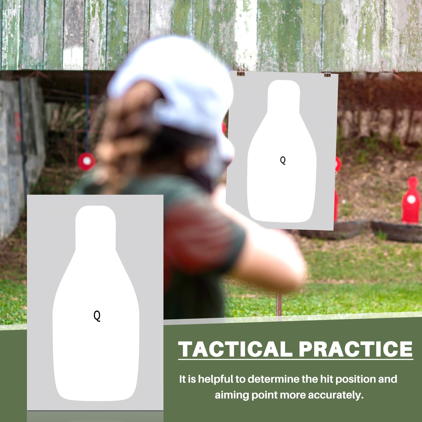 Snapklik.com : Leyndo Paper Shooting Targets Large Paper Rifle Q ...