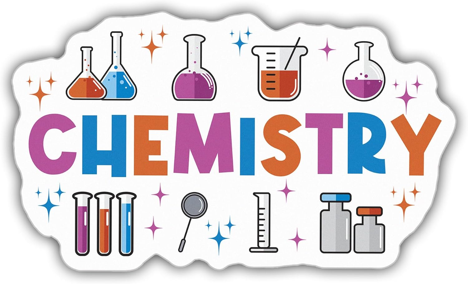 Amazon.com: Chemistry Stickers Chemistry Lover Decals Chemistry Lab ...