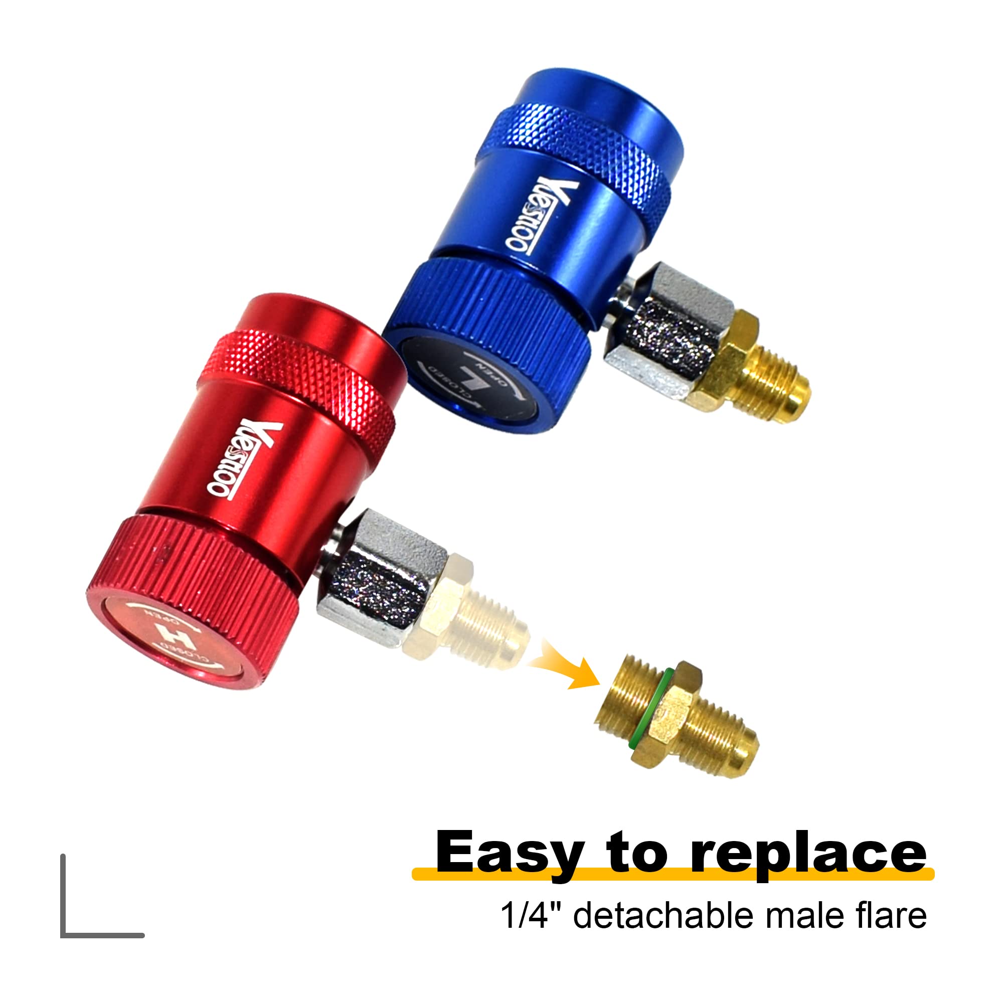 Snapklik.com : R1234yf Quick Coupler, High & Low Pressure Couplers 2 ...