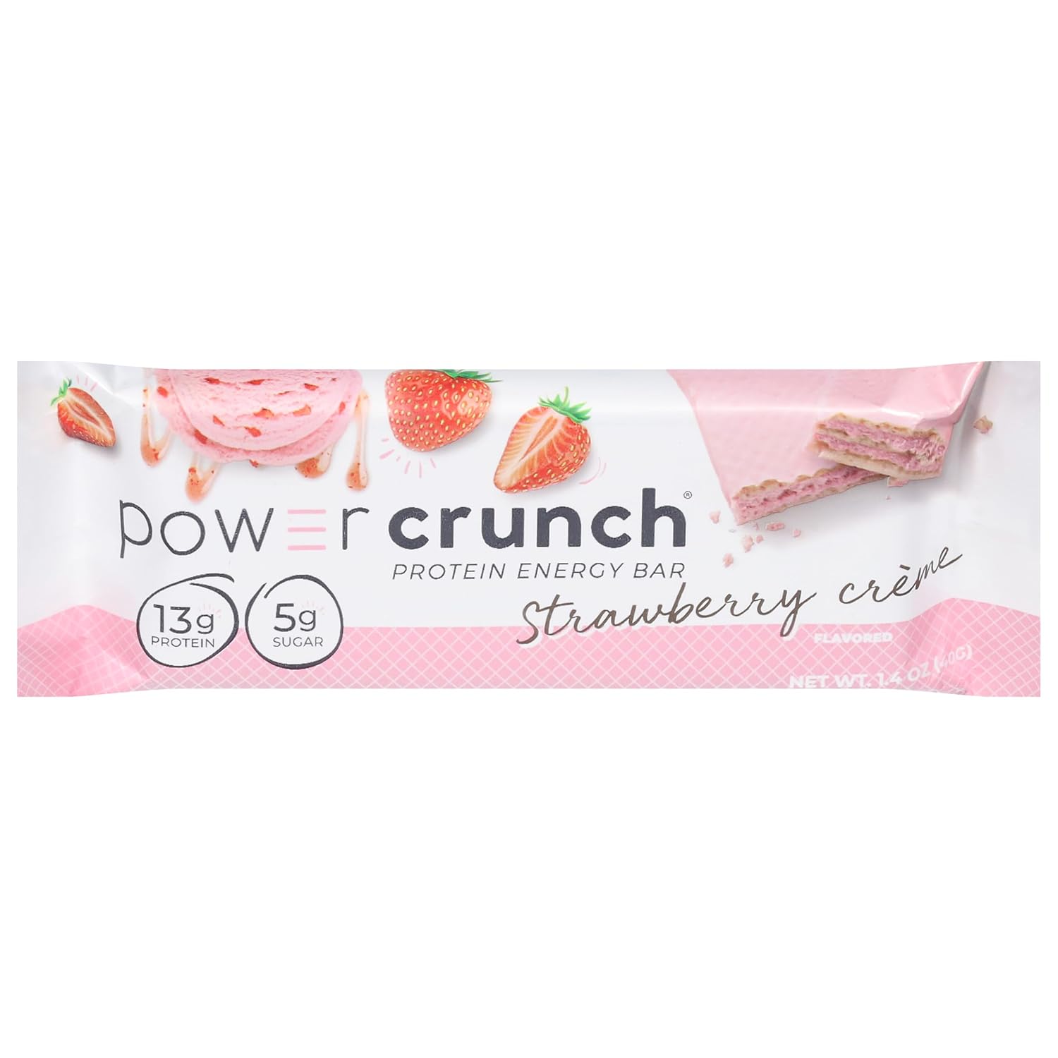 Amazon.com: Power Crunch Protein Energy Wafer Bar - Strawberry Creme ...