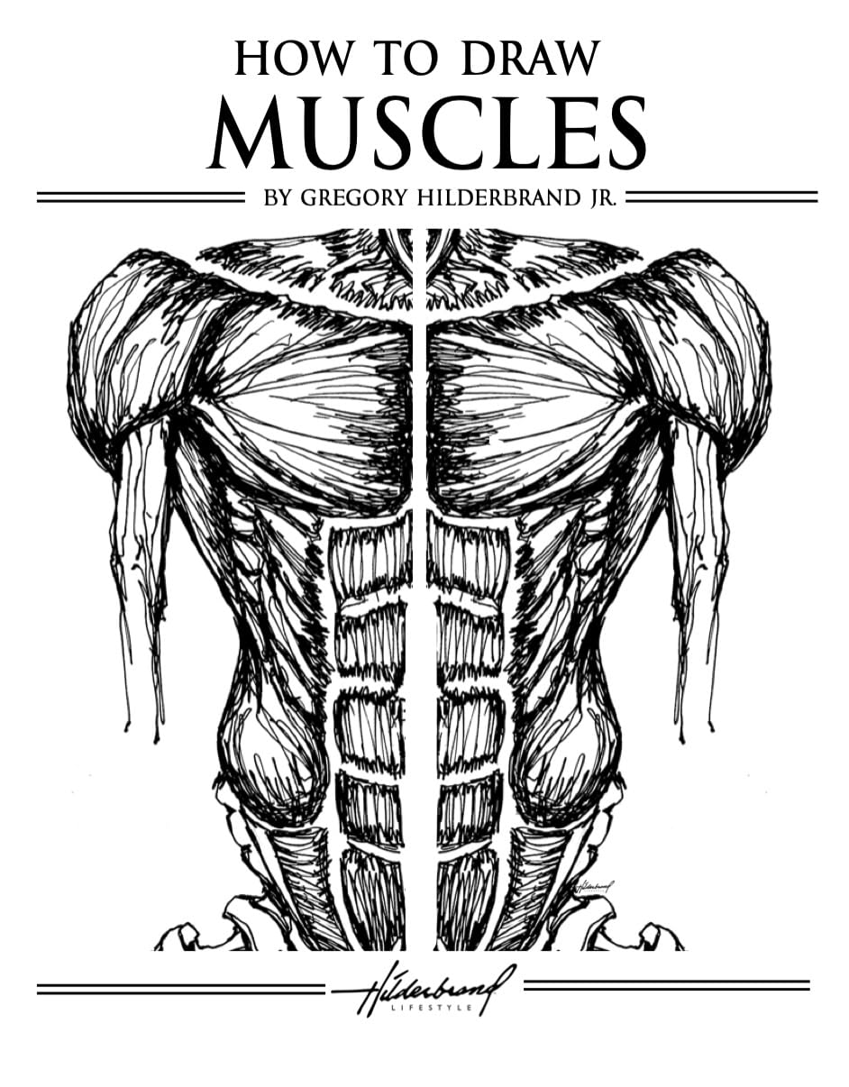 How to draw Muscles: Learn today It's easy! (How to Draw Hands, Eyes ...