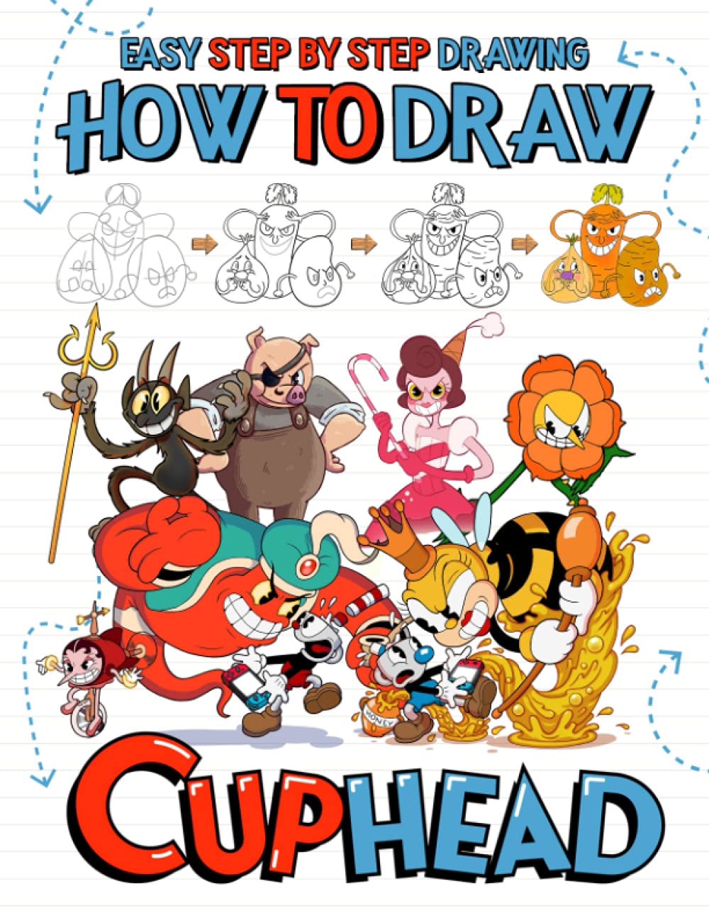 Buy How to Draw Cuphead: Step-by-Step Character And Figure Drawing ...