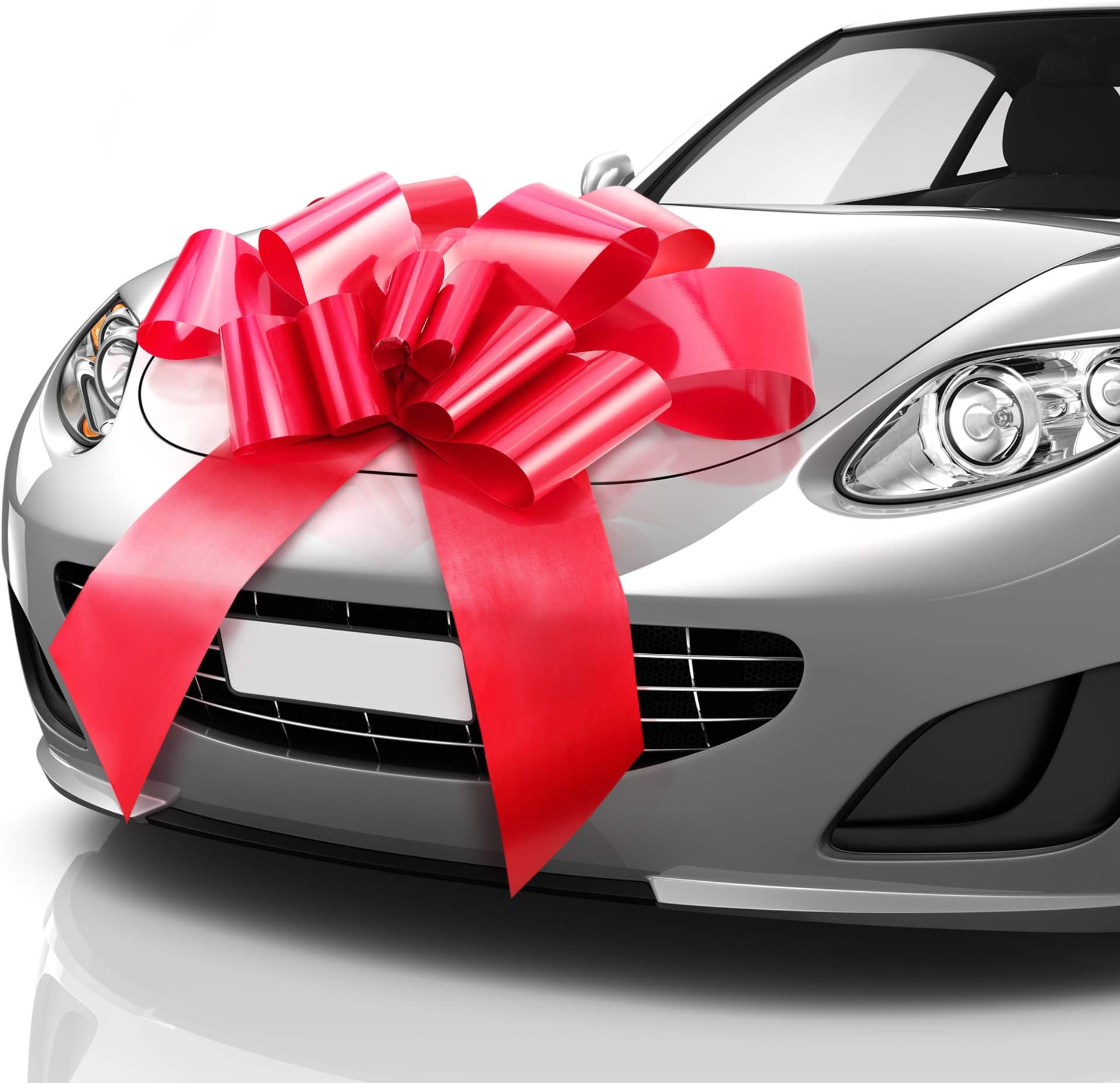 Amazon.com: Big Red Car Bow 30in Large Giant Bow for Car, Birthday Gift ...