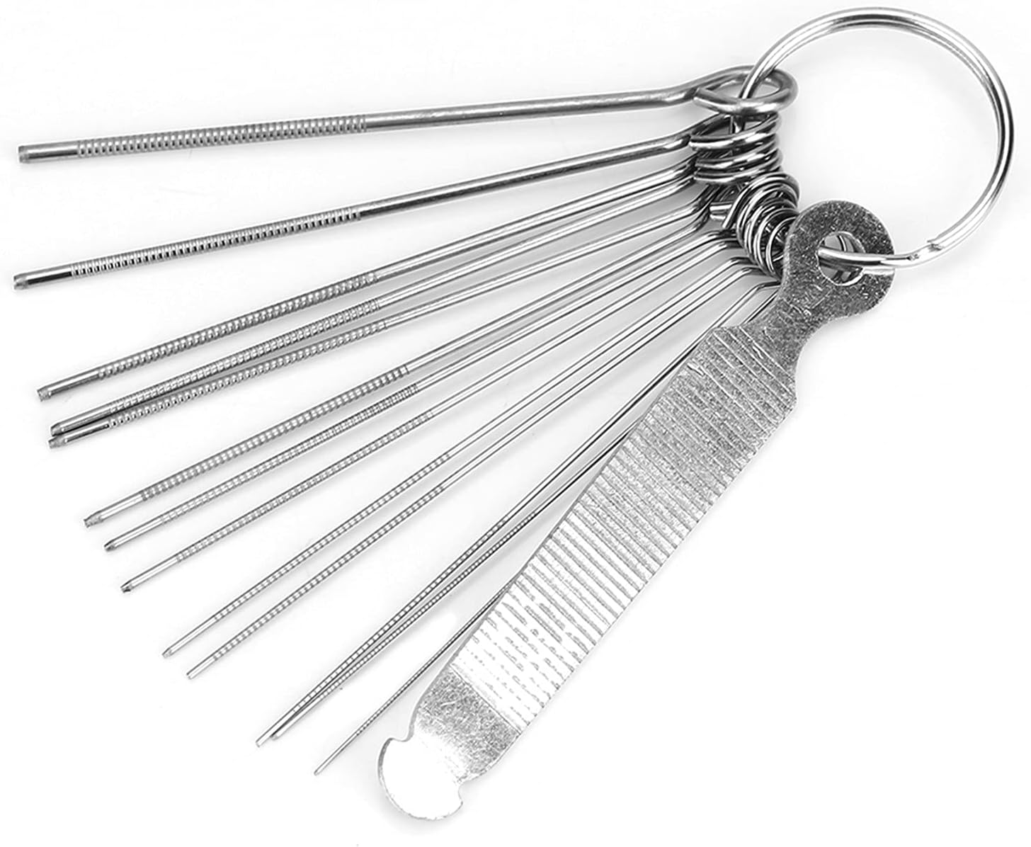 Amazon.com: Guitar Nut File Set, Bridge Saddle Nut Files 13 Neddles Set ...